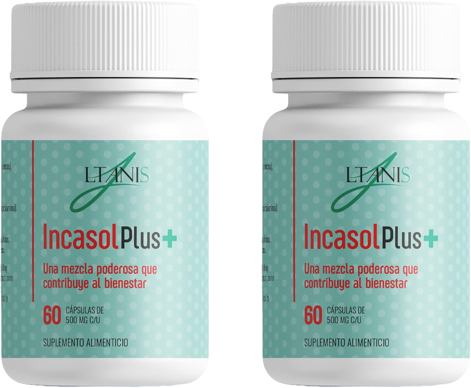 Incasol plus® 60 - Mezcla Poderosa Bienestar (2 Pack) : Amazon.com.mx ...