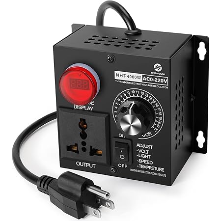 Amazon.com : Electric Motor Variable Speed Controller - 120V~220V 15A ...