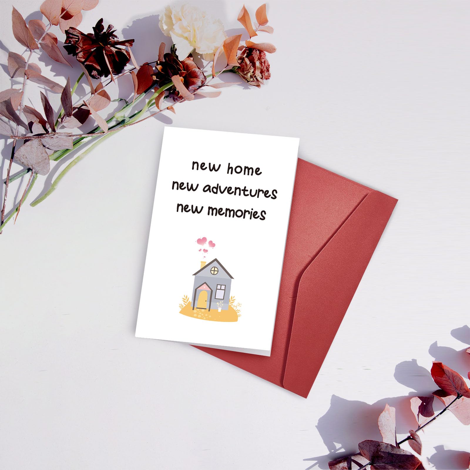 Printable Housewarming Greeting Cards Pretty New Home Card House