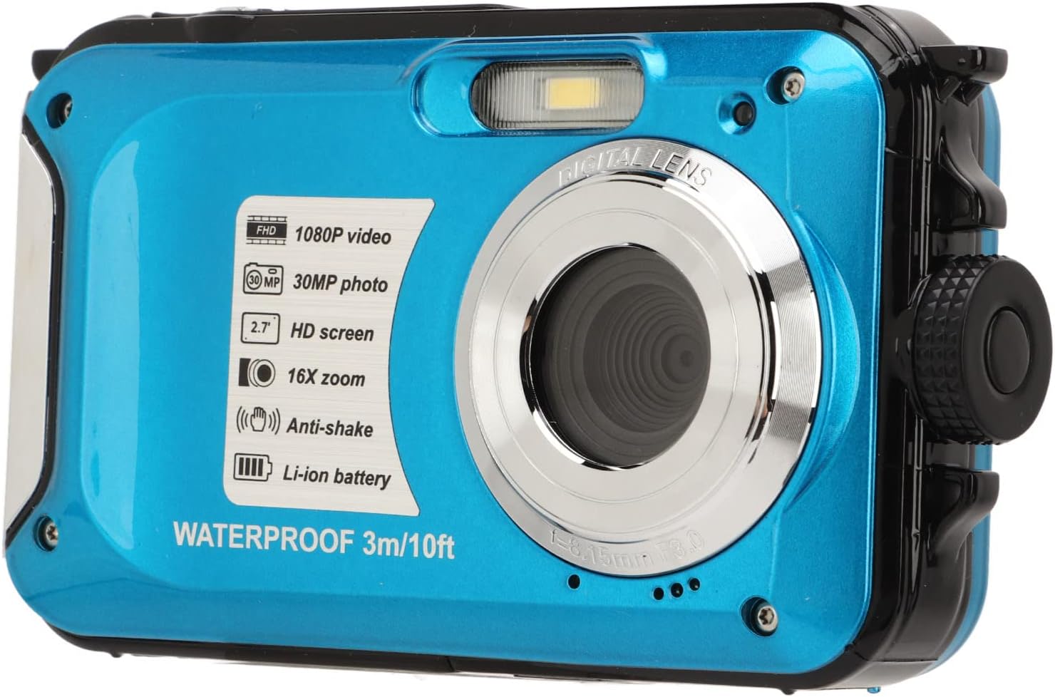 Amazon.com : Digital Camera, FHD 1080P 30MP Compact Portable Vlogging ...