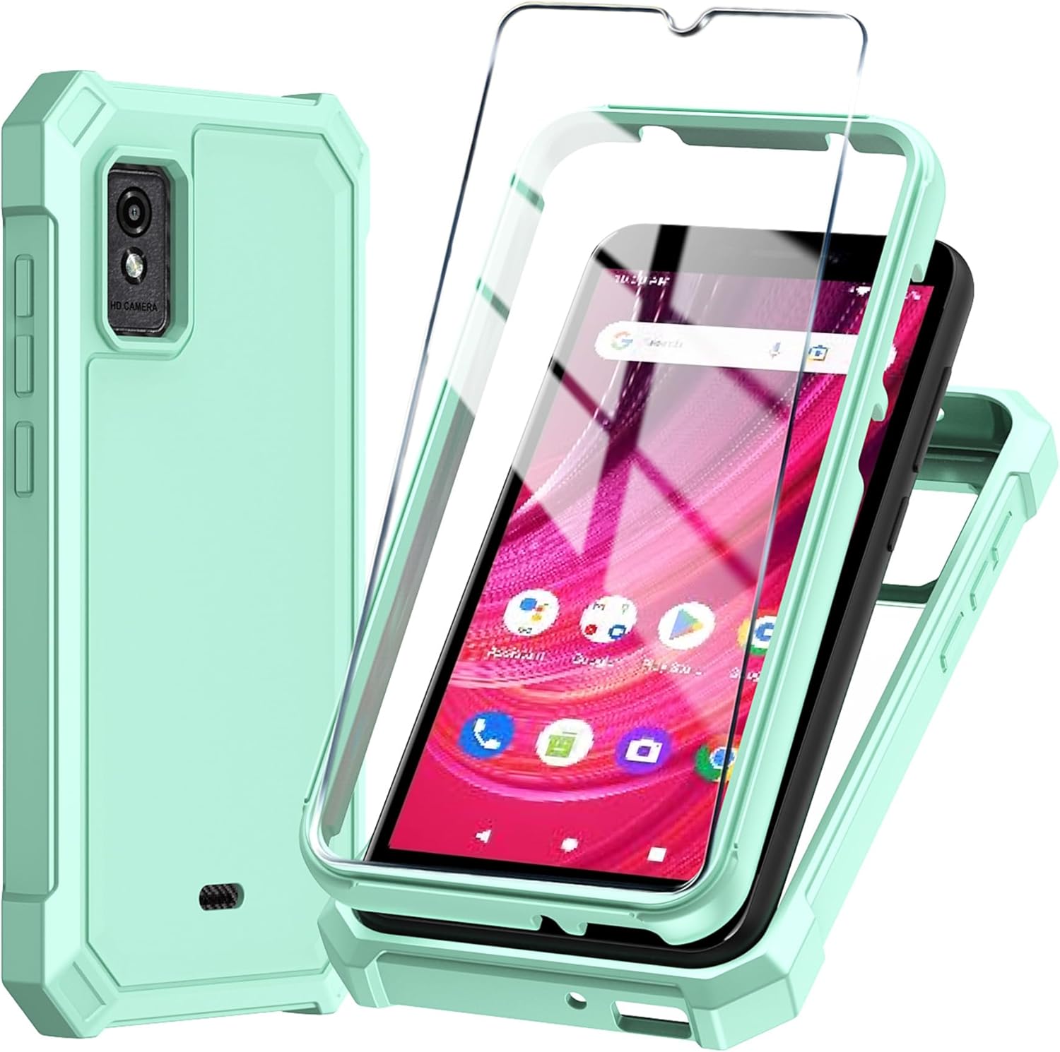 Amazon.com: Mocotto for BLU Studio Mini 2023 Phone Case with Tempered ...