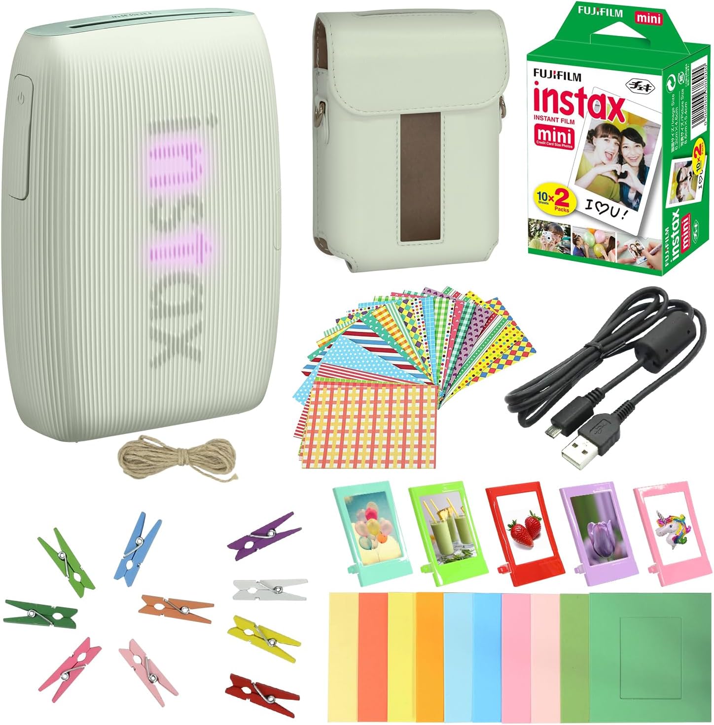 Paquete con impresora Fuji Mini Link compatible con 3 smartphones ...