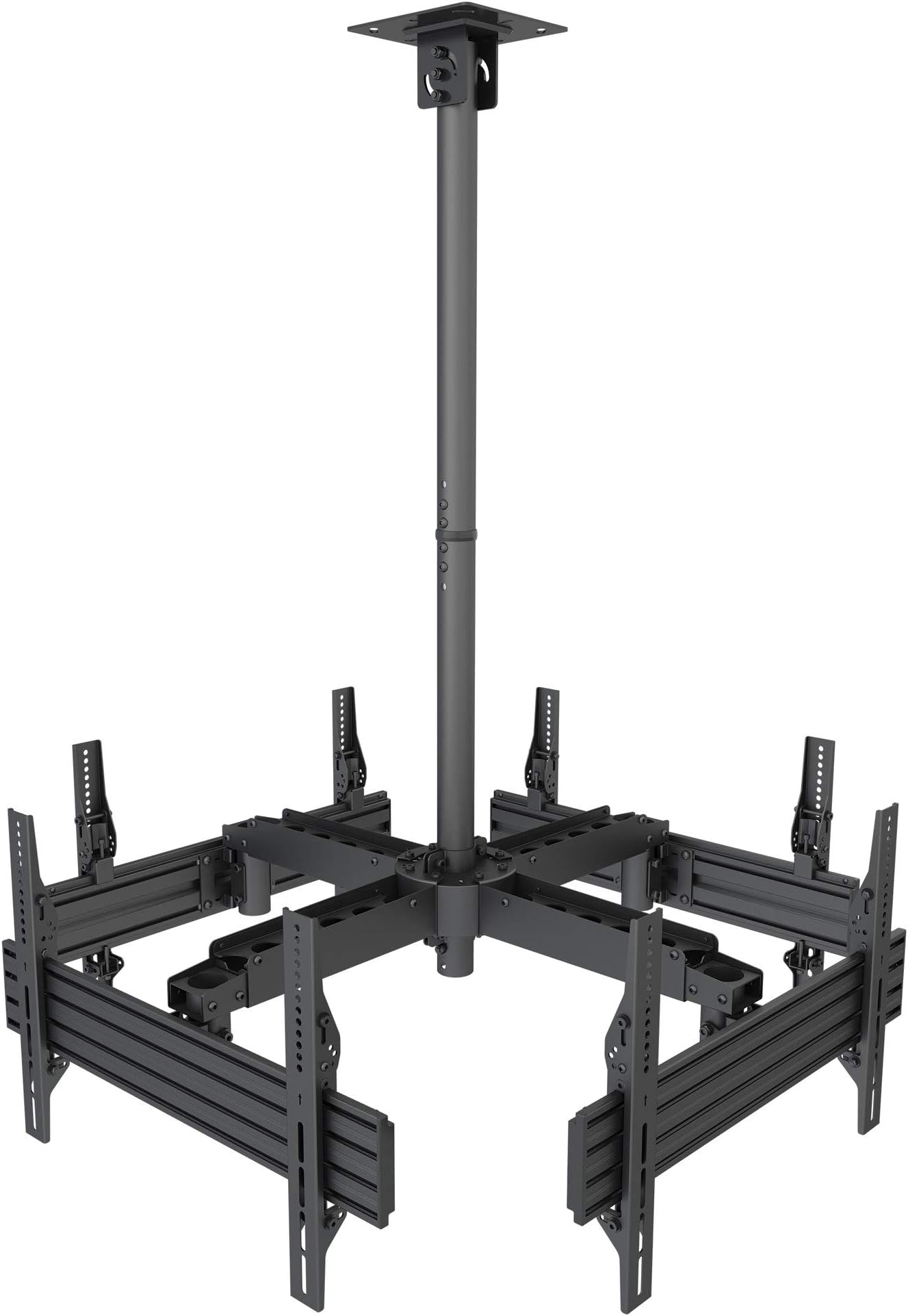Amazon.com: Mount-It! Ceiling Digital Signage Mount for 4 Flat Panel ...