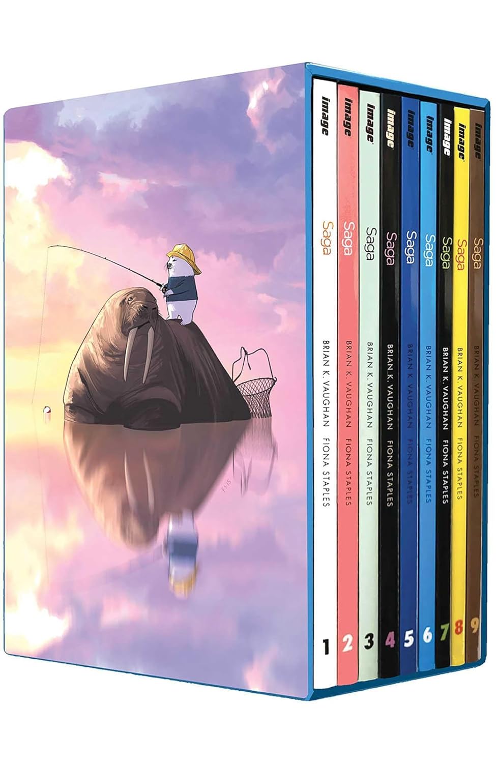 Amazon.com: Saga Box Set: Volumes 1-9: 9781534321403: Vaughan, Brian K ...