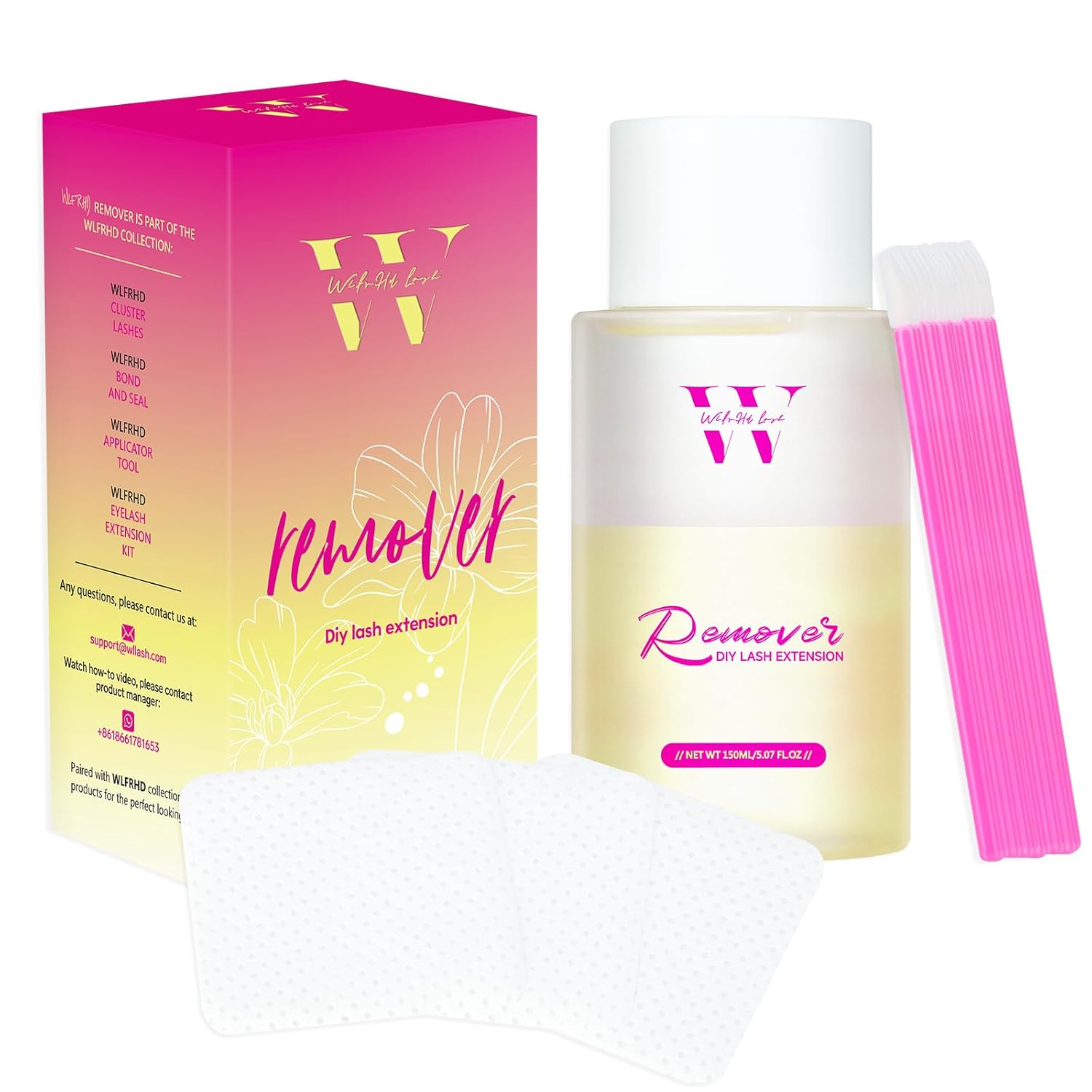 Amazon.com: Lash Remover Cluster Lashes Remover Low-Irritating Eyelash ...