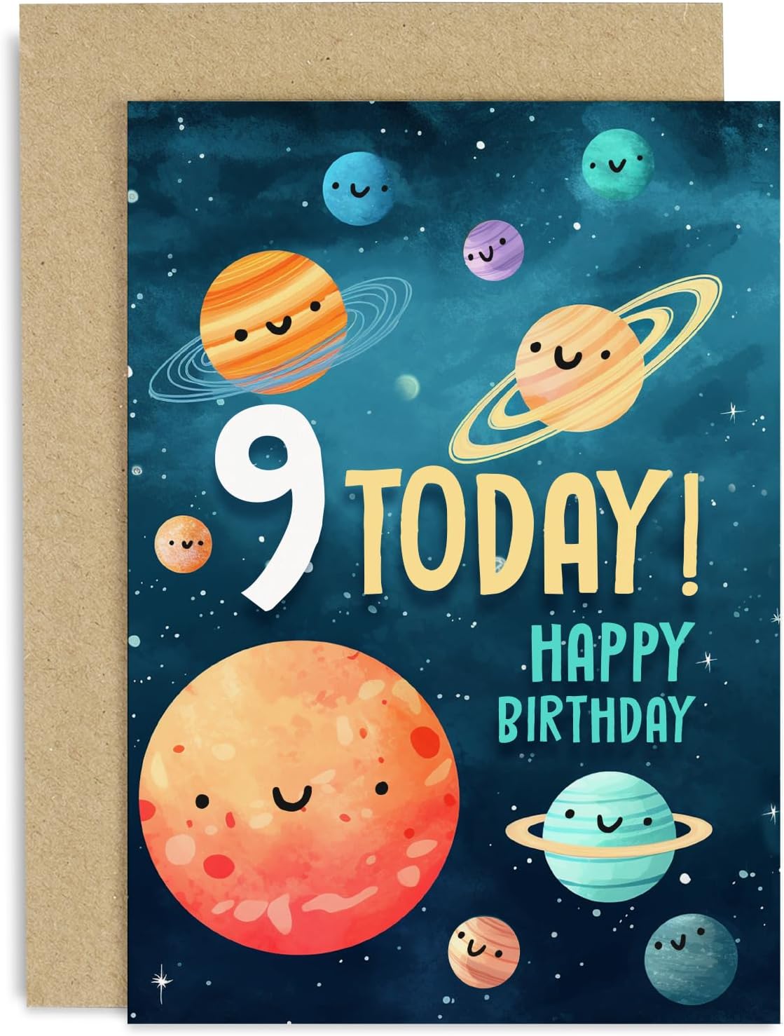 Old English Co. Nineth Birthday Card for Boys and Girls - Happy 9th ...