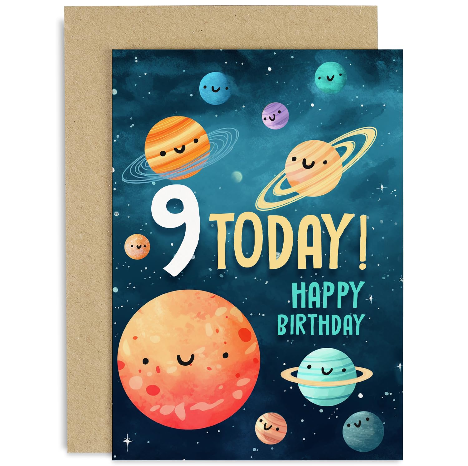 Old English Co. Nineth Birthday Card for Boys and Girls - Happy 9th ...