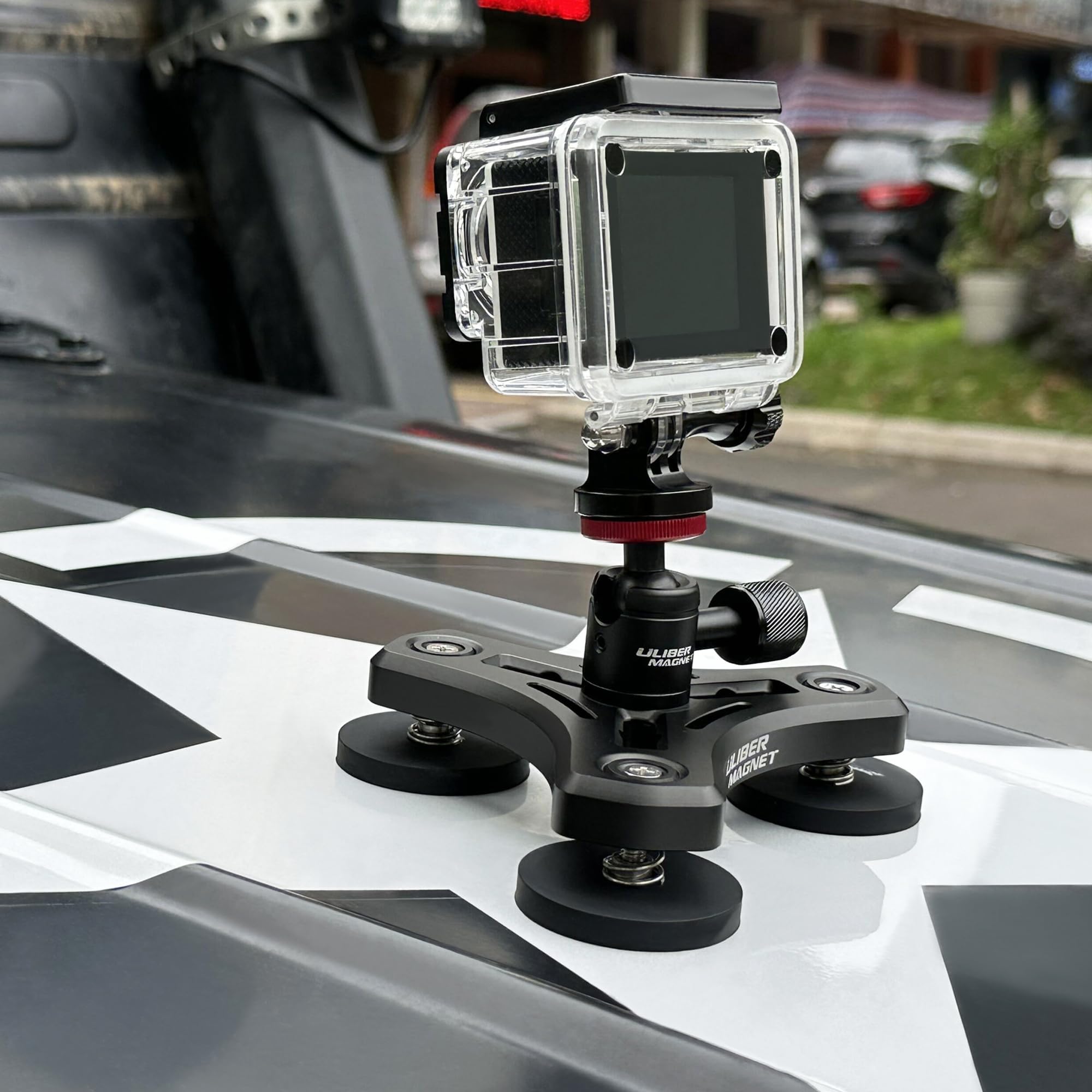 Amazon.com: ULIBERMAGNET Magnetic Action Camera Mount,Solid Aluminum ...