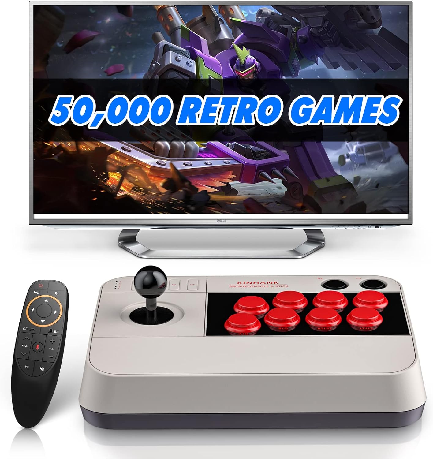 Kinhank Super Console X Arcade Stick - 50,000 Games Pre-Loaded - Arcade ...