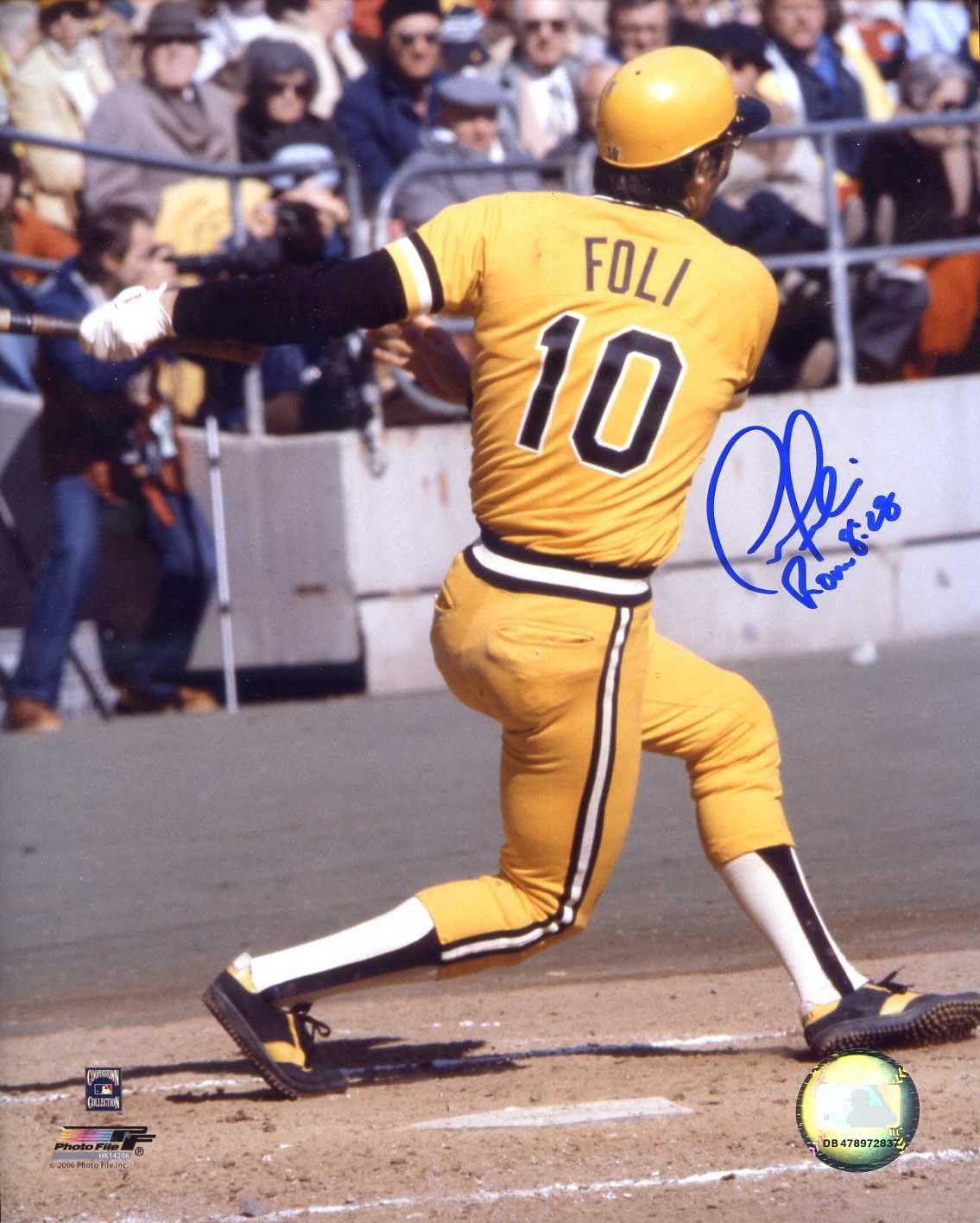 Tim Foli (1979 Pittsburgh Pirates) Autographed /Original Signed 8x10 ...