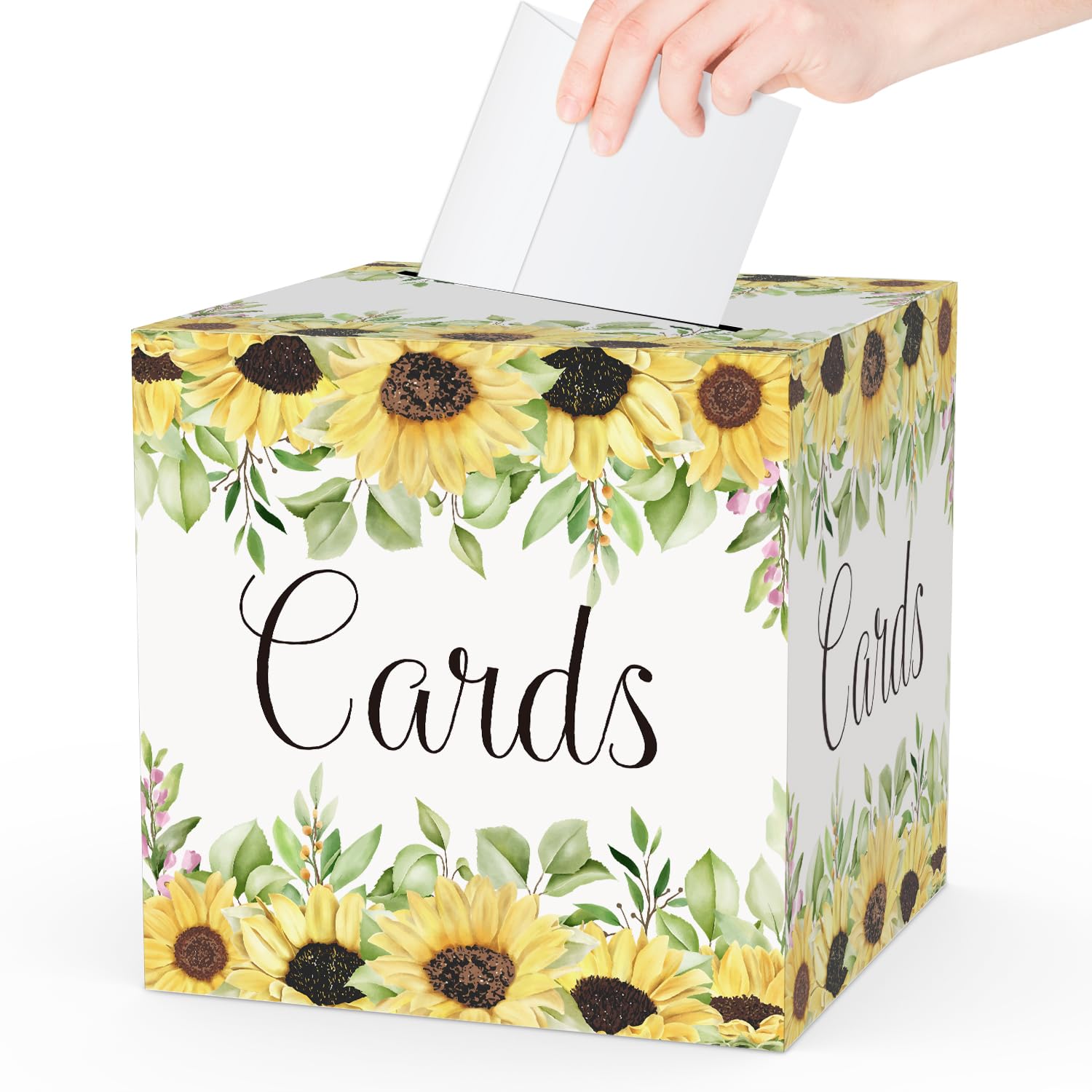 Amazon.com: RLCNOT Sunflower Card Box, Gift or Money Box Holder Party ...