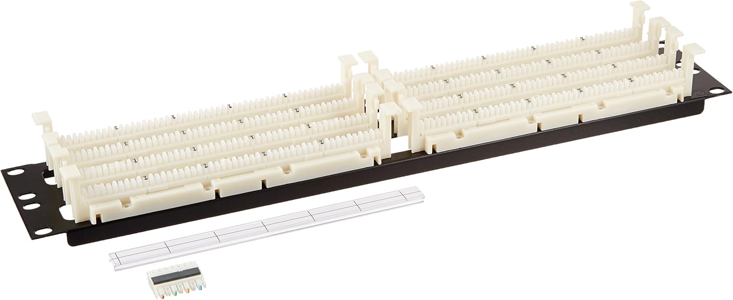 Amazon.com: Leviton 41DBR-2F4 110 Rack Mount Kit with 200 Pr, 110 ...