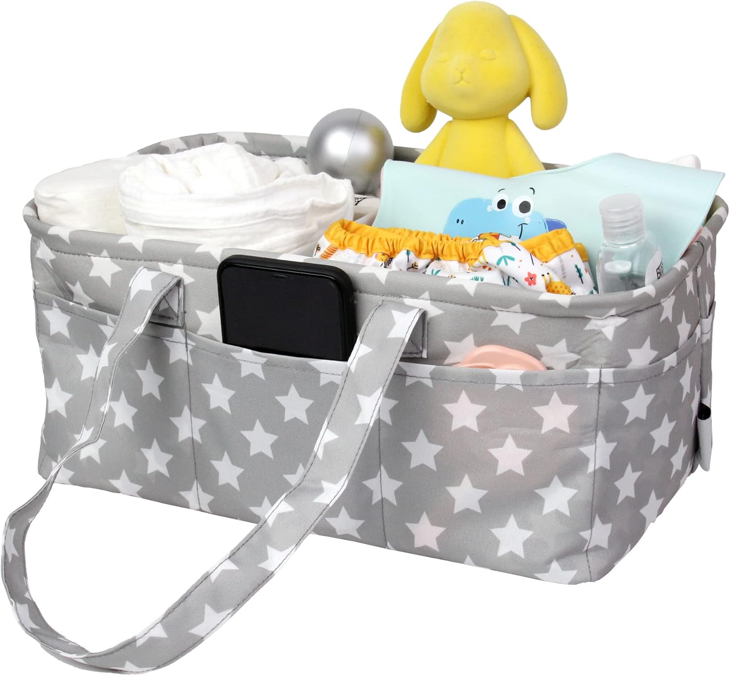 Early Bird Water Proof Nappy Caddy Organiser – Diaper Storage Bin ...