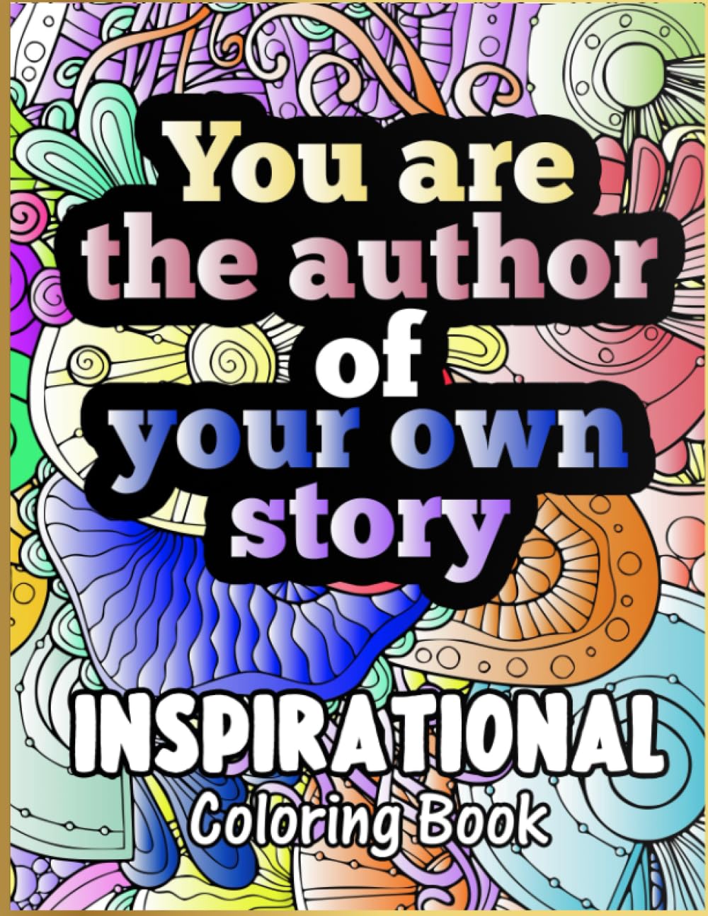 Amazon.com: Inspirational Coloring Book For Adults: 50 Motivational ...