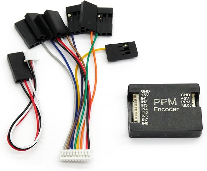 Amazon.com: PWM to PPM Encoder V1.0 w/Case for Arduino, Receivers ...