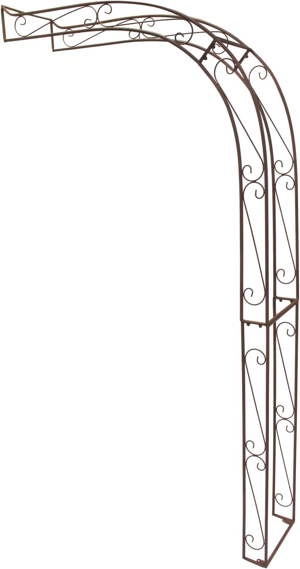 Siena Garden Rosenbogen Cambridge, Halbbogen, Rankhilfe, verziert ...