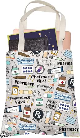 Amazon.com: LEVLO Pharmacy Squad Tote Bag Straight Outta Refills ...