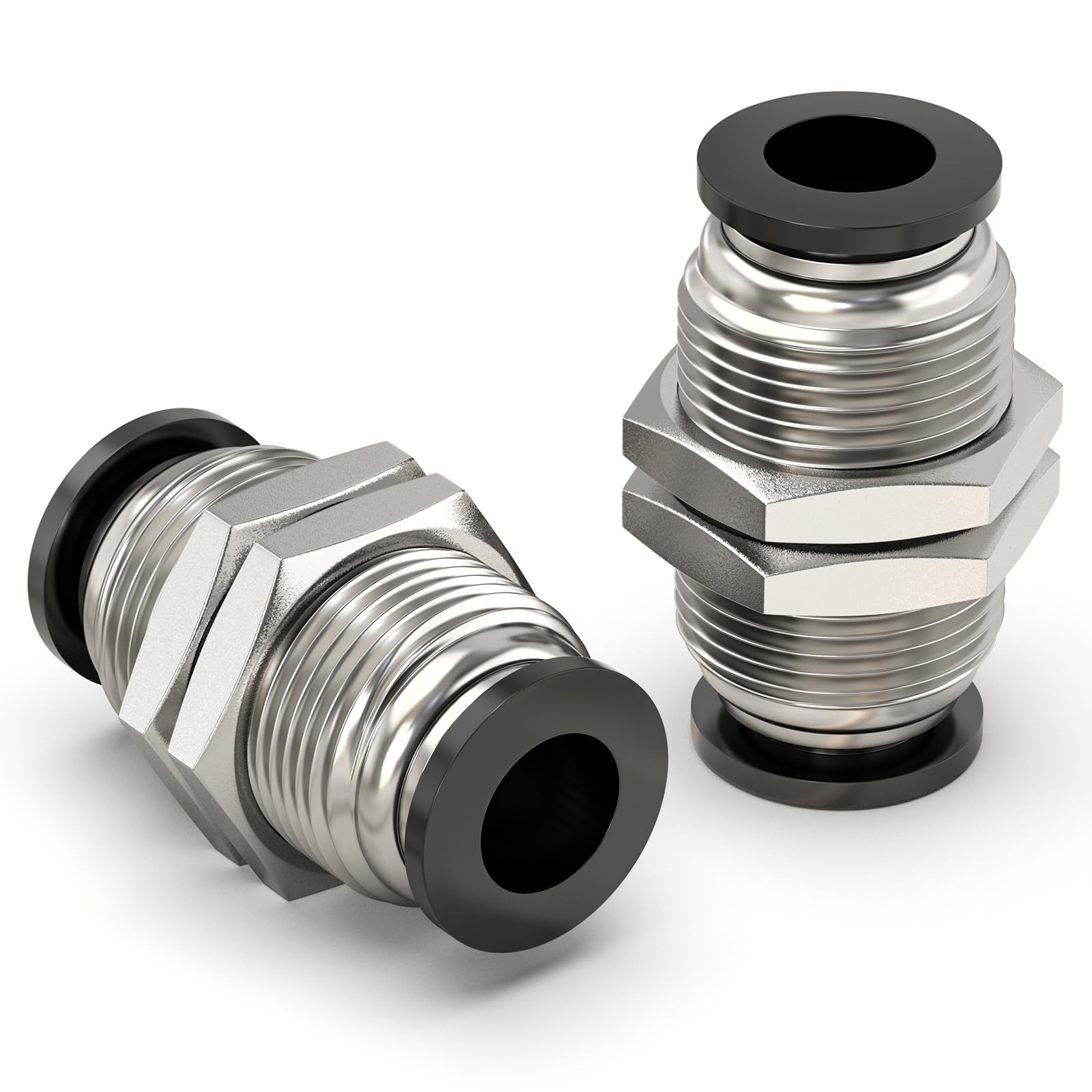 Amazon.com: TAILONZ PNEUMATIC 8MM OD Straight Through Baffle Quick ...