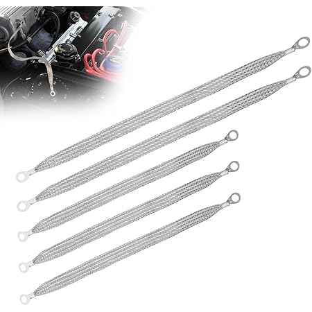 Amazon.com: AIEX Universal Automotive Ground Strap, 3pcs 10" x 1/2" and ...