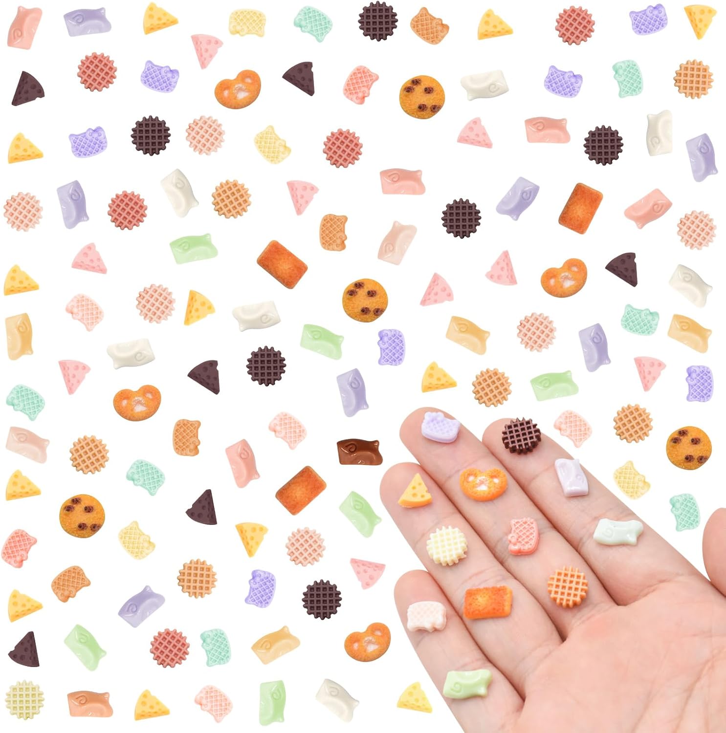 Amazon.com: WOZADU 300 PCS Mini Resin Cookie Series Figurines for ...