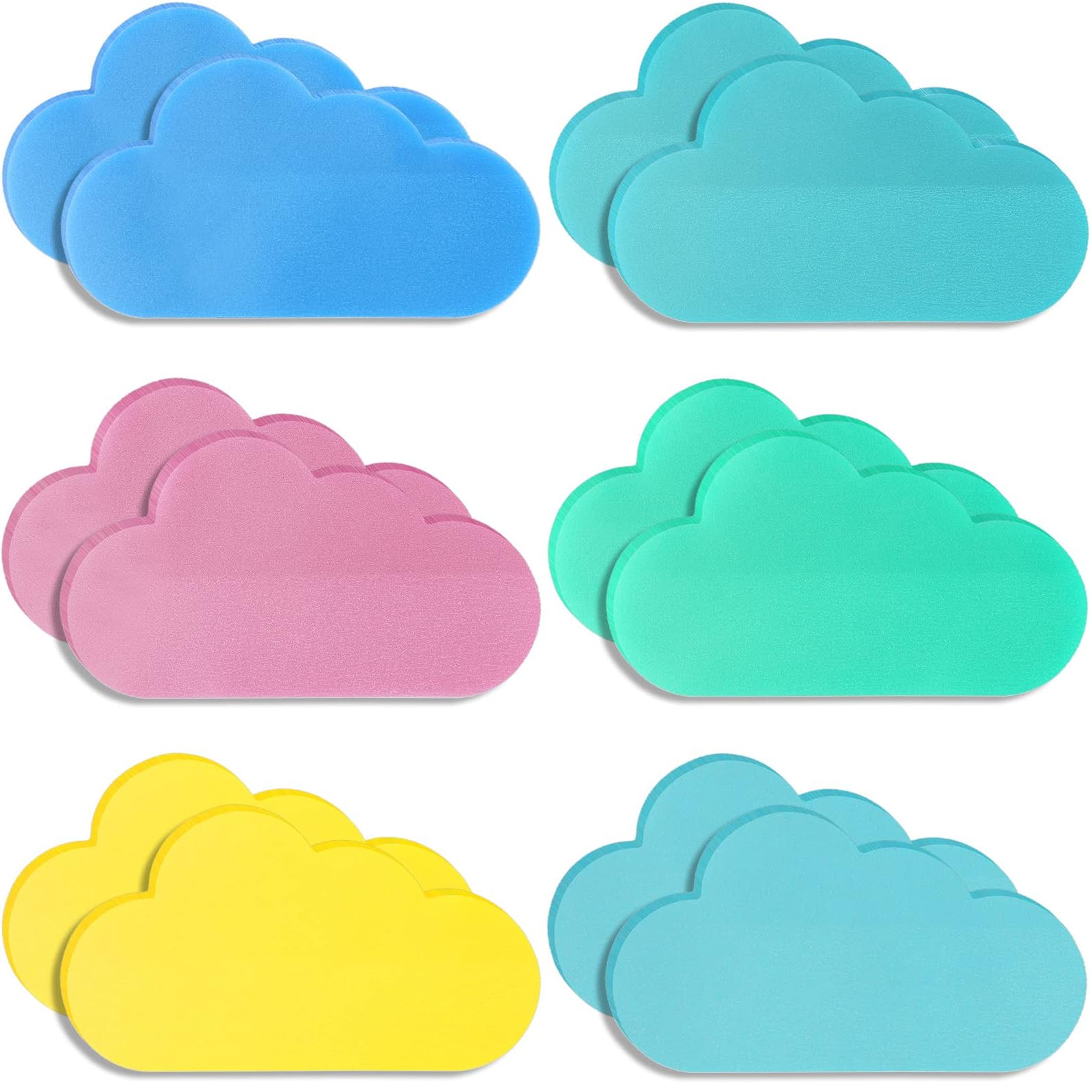 Amazon.com : Bokinyoung Cute Translucent Sticky Notes Self Adhesive ...