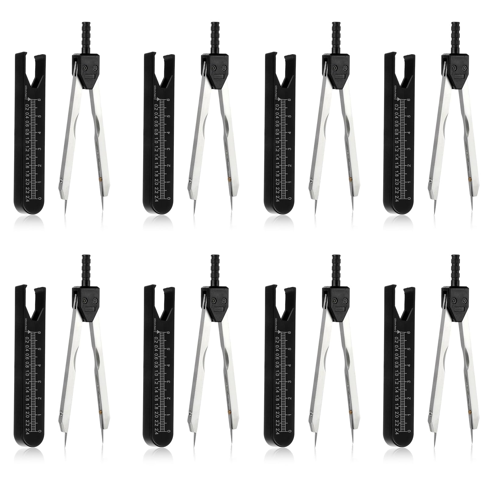 Amazon.com: 8 Pcs ECG Calipers for Nurses, Metal ECG Caliper with Ruler ...