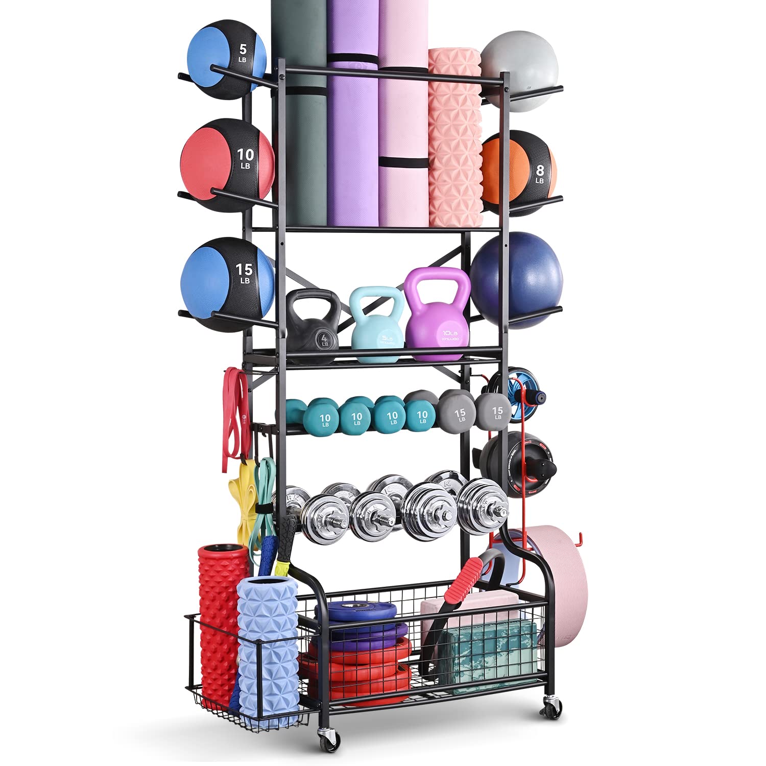 Snapklik.com : PLKOW Dumbbell Rack, Weight Rack For Dumbbells, Home Gym ...