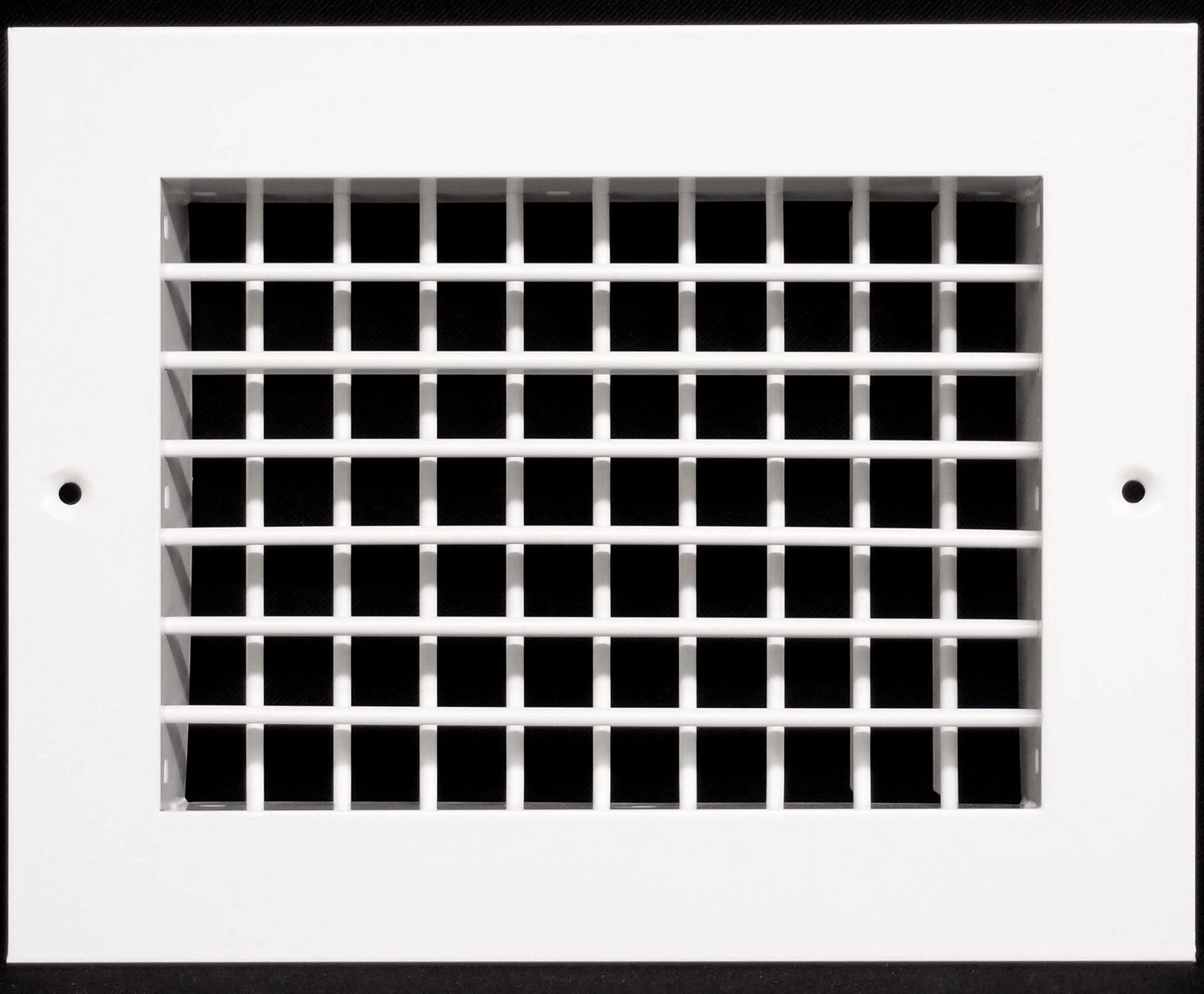 10" w X 6" h Aluminum Double Deflection Adjustable Air Supply HVAC ...