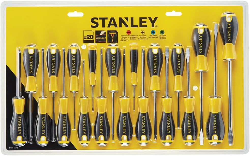 Stanley Essential Screwdriver, Yellow, STHT1-60335 : Amazon.co.uk: DIY ...