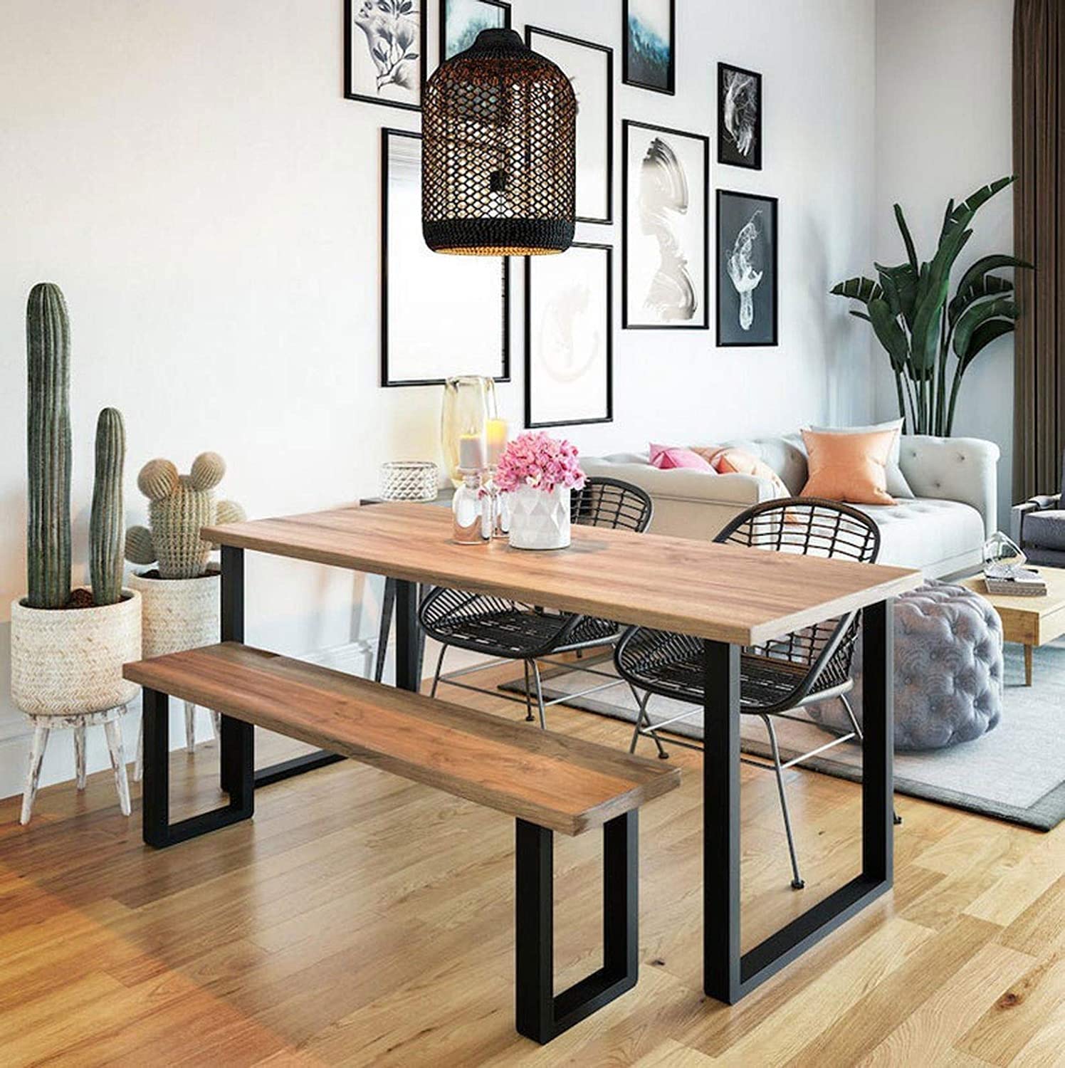 Tables Made With Galvanized Piping SET OF 4 INDUSTRIAL PIPE LEGS