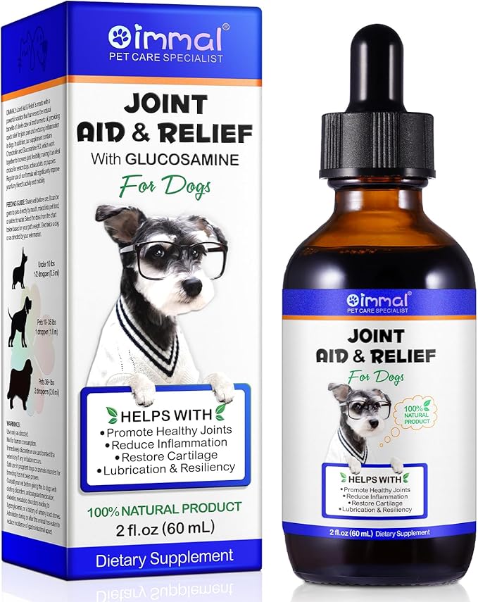 FIDITUIH Dog Joint Supplements Dropper 60ml, Pain Relief For Dogs ...