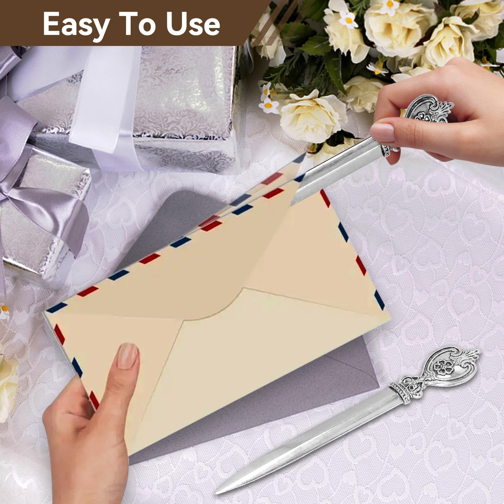 Snapklik.com : Letter Opener, Vintage Letter Opener Knife, Desk Letter ...