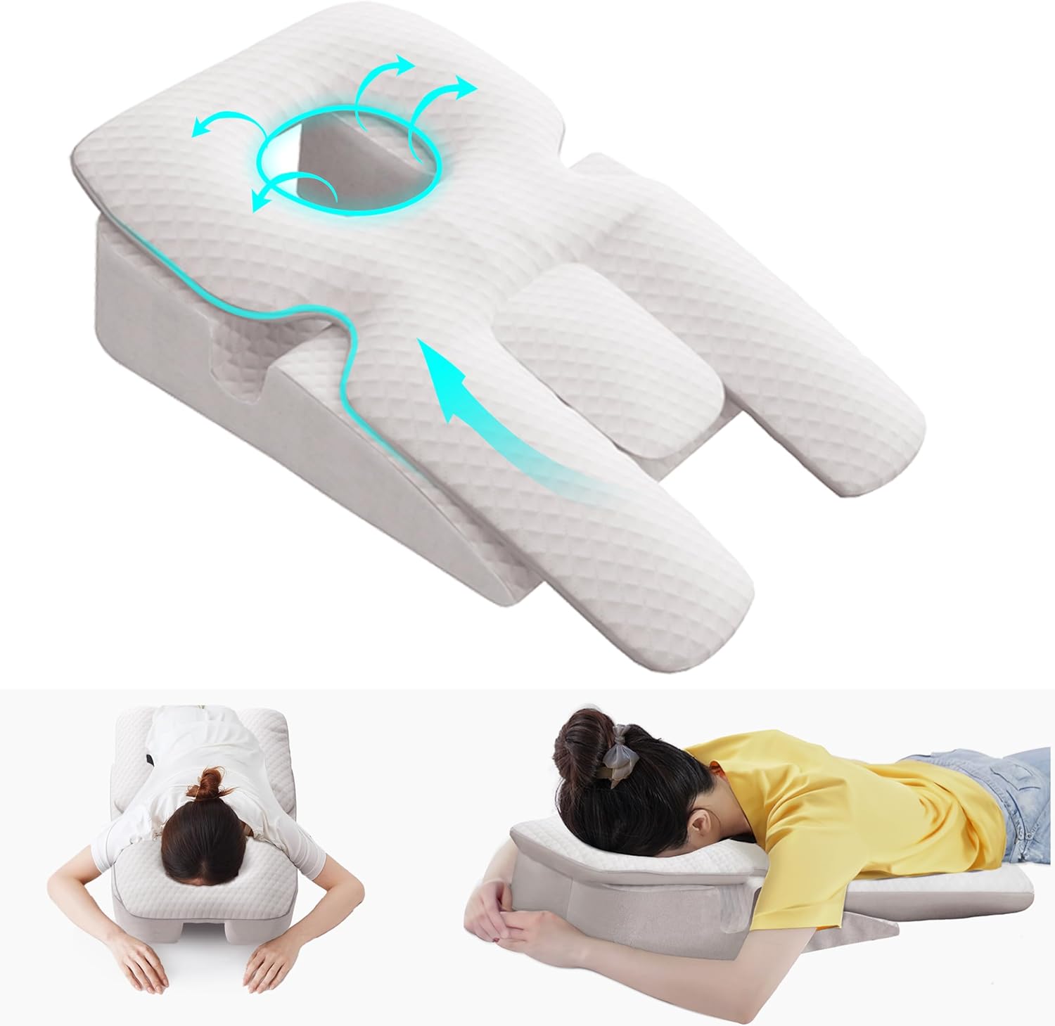 Amazon.com: Rucener Face Down Pillow Prone Pillow Body Positioner for ...