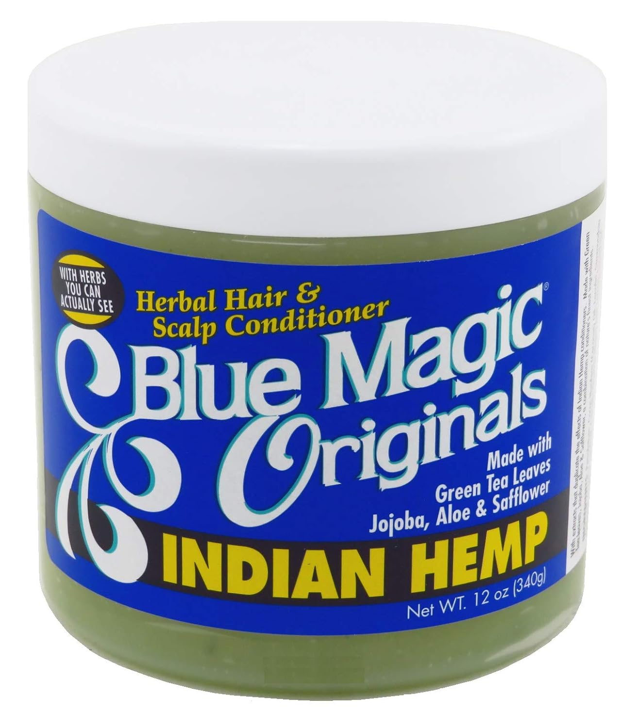 Amazon.com : Blue Magic Indian Hemp Hair & Scalp Conditioner 12 Ounce ...