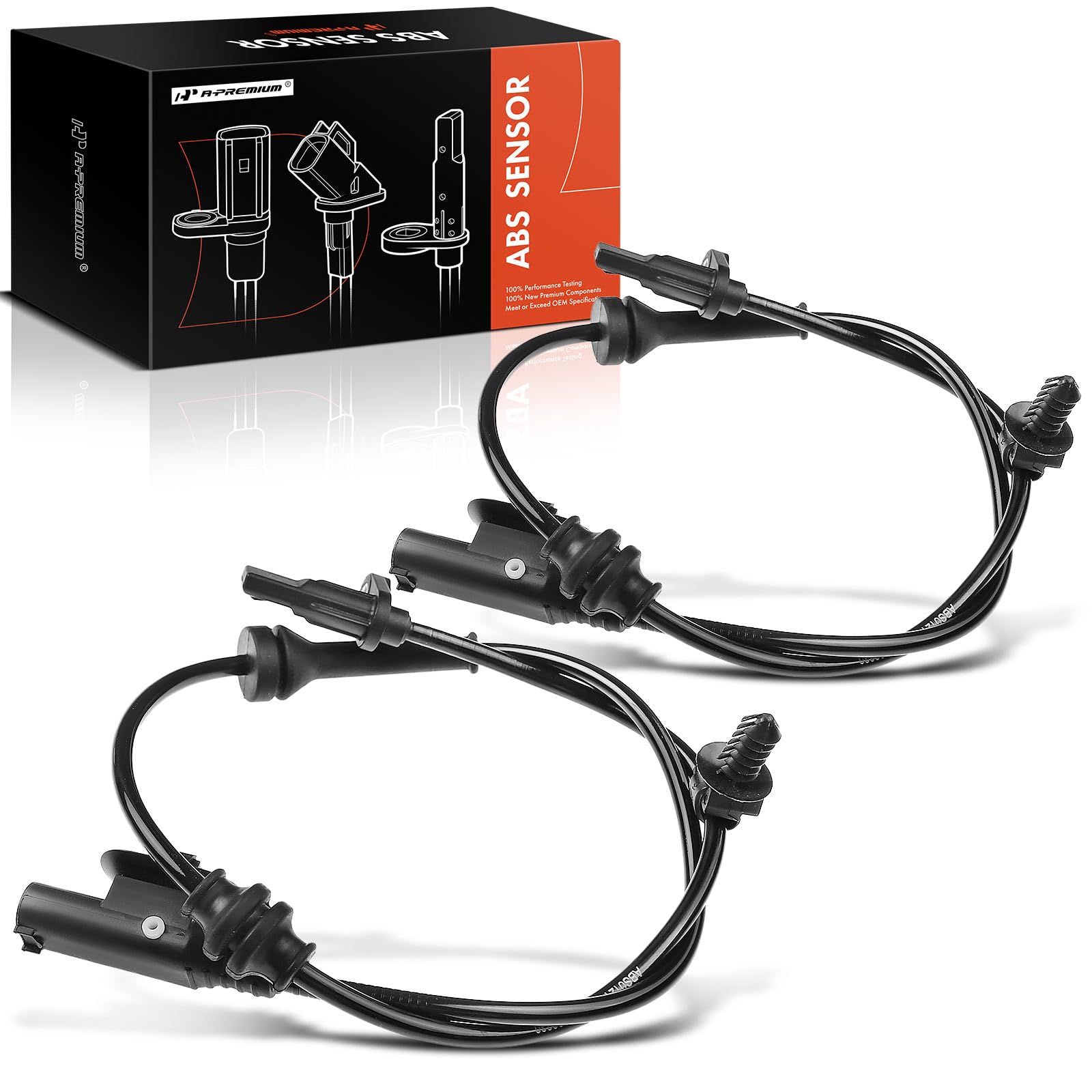 Amazon.com: A-Premium Rear Left and Right ABS Wheel Speed Sensor ...