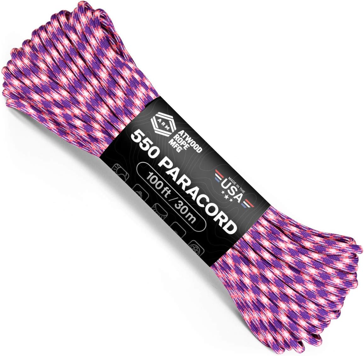 Amazon.com: Atwood Rope MFG Ready Rope™ 550 Paracord 100 Feet 7-String ...