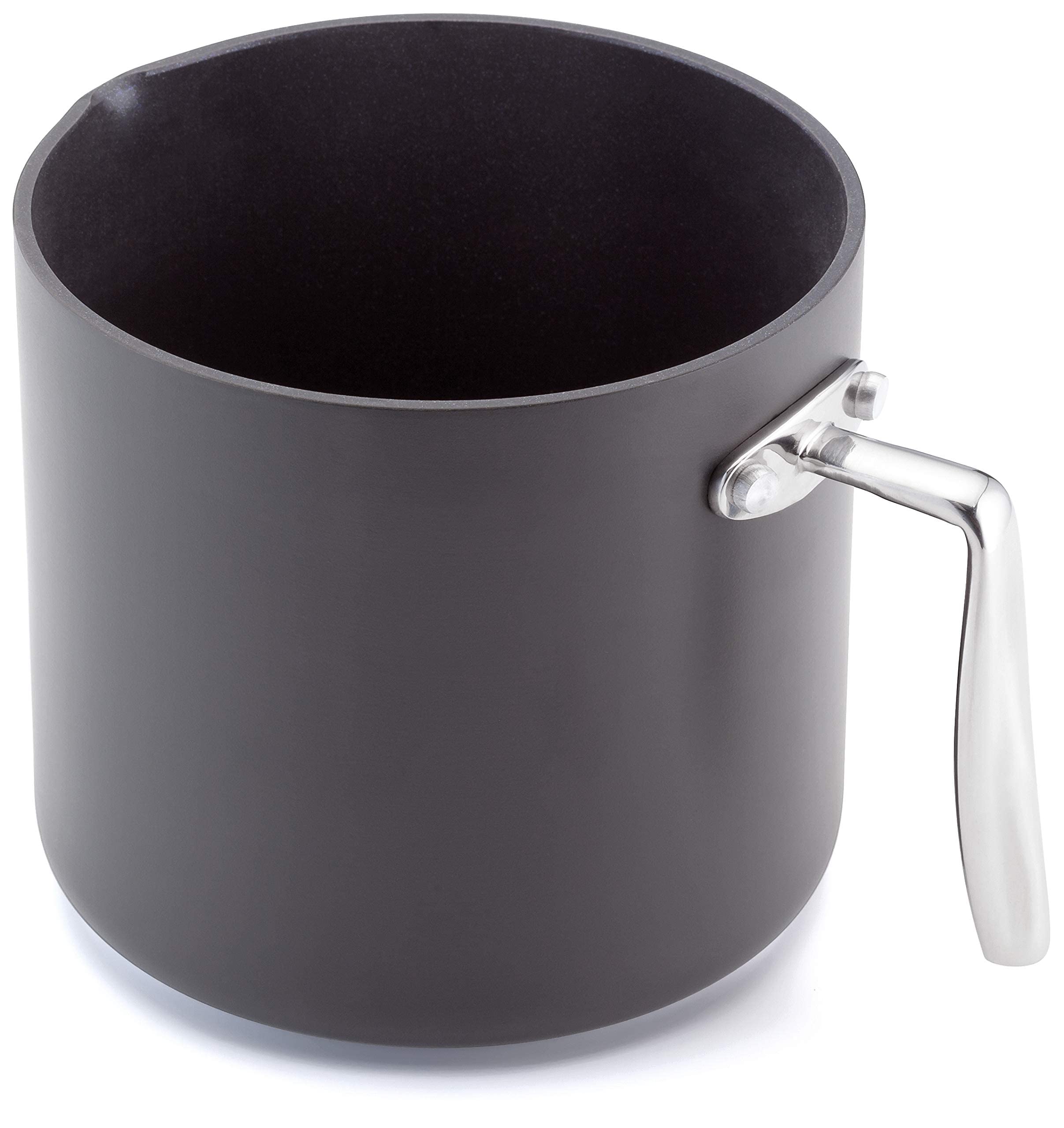 Stellar Hard Anodised S602 Milk Pan, 14cm Non Stick Pan & Sauce Pot, 1 ...
