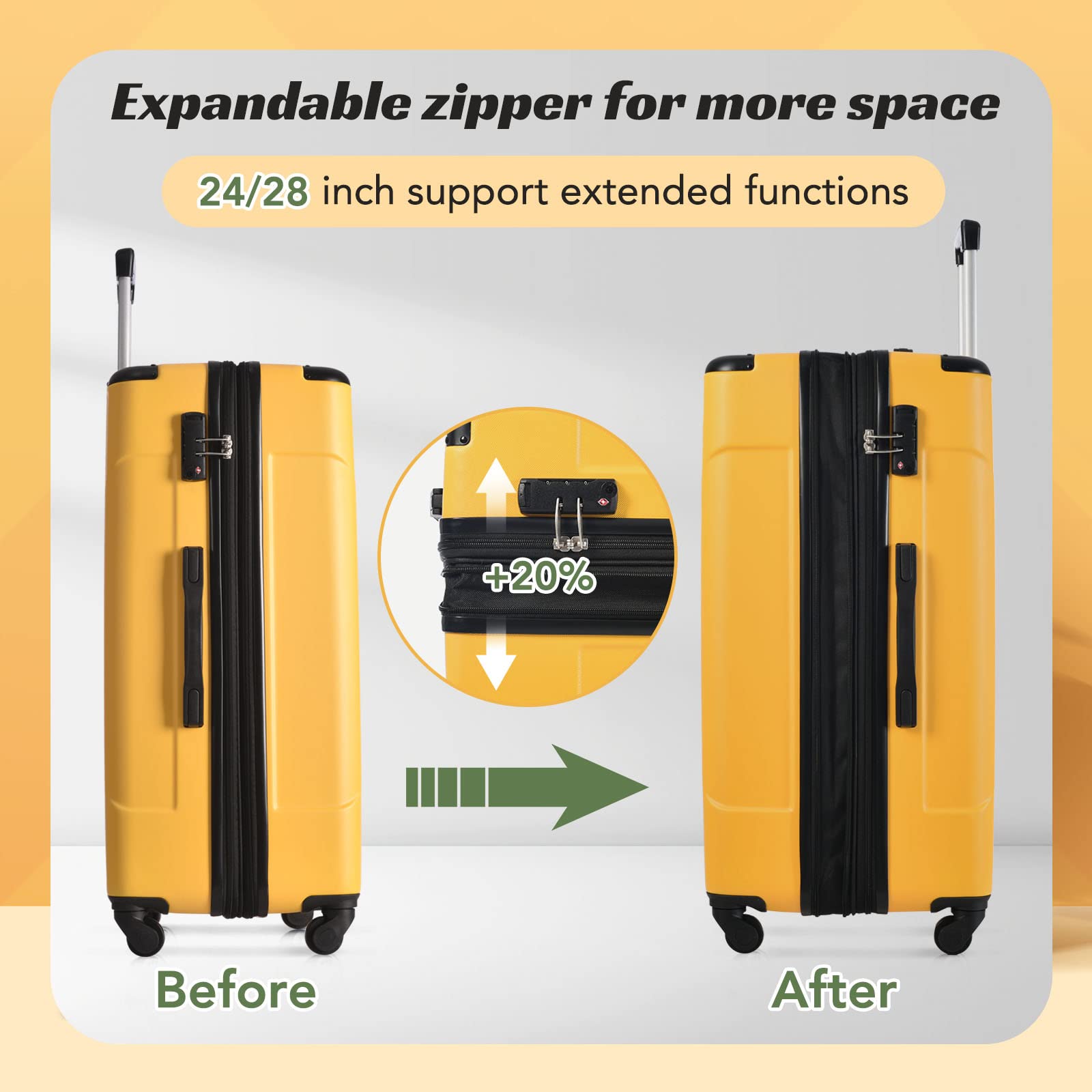 Snapklik.com : Merax Suitcases