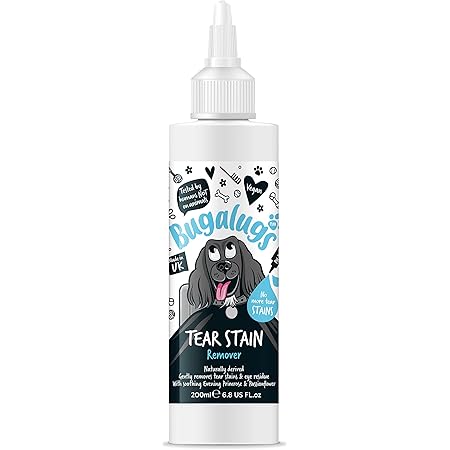 BUGALUGS Ear Cleaner, Dog & Cat Ear Cleaner Solution Softens & Removes ...