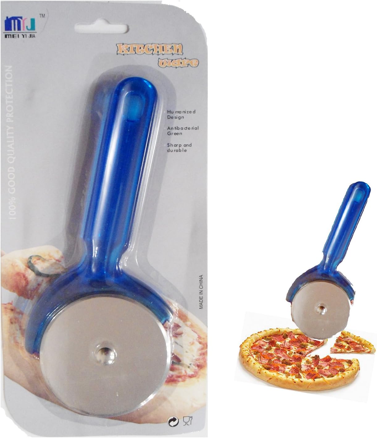 Amazon.com: Ultimate Pizza Cutter Plastic and Stainless Steel ...