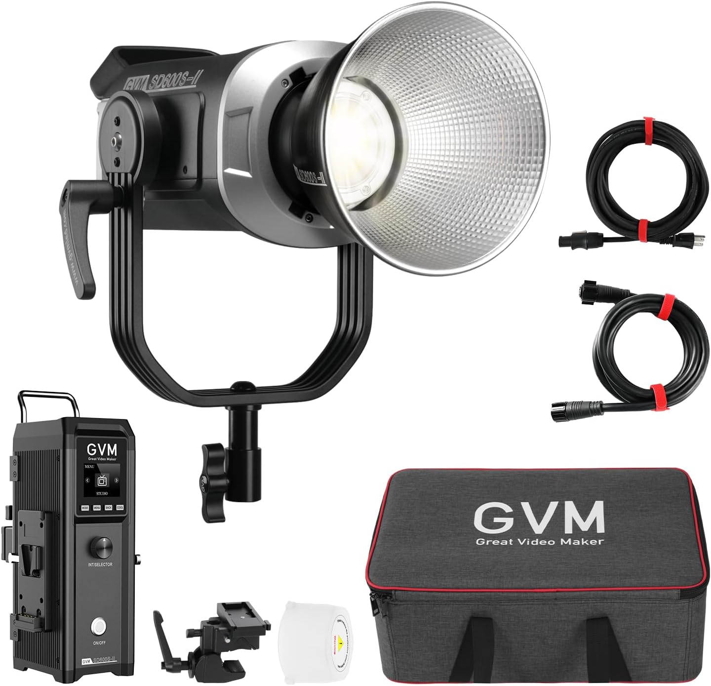 Amazon.com : GVM SD600S 600W Led Video Light, 5600K Led Studio Light ...