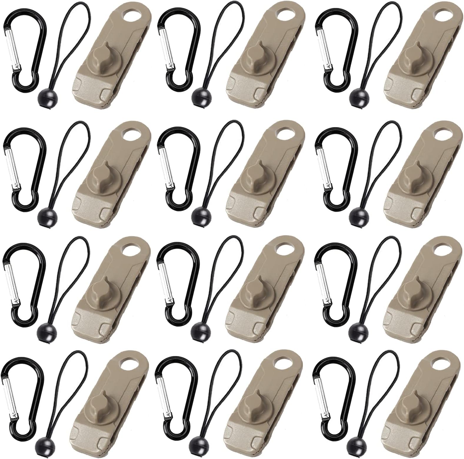 Amazon.com: Tentogala Tarp Clips, 36PCS Heavy Duty Lock Grip Kit ...