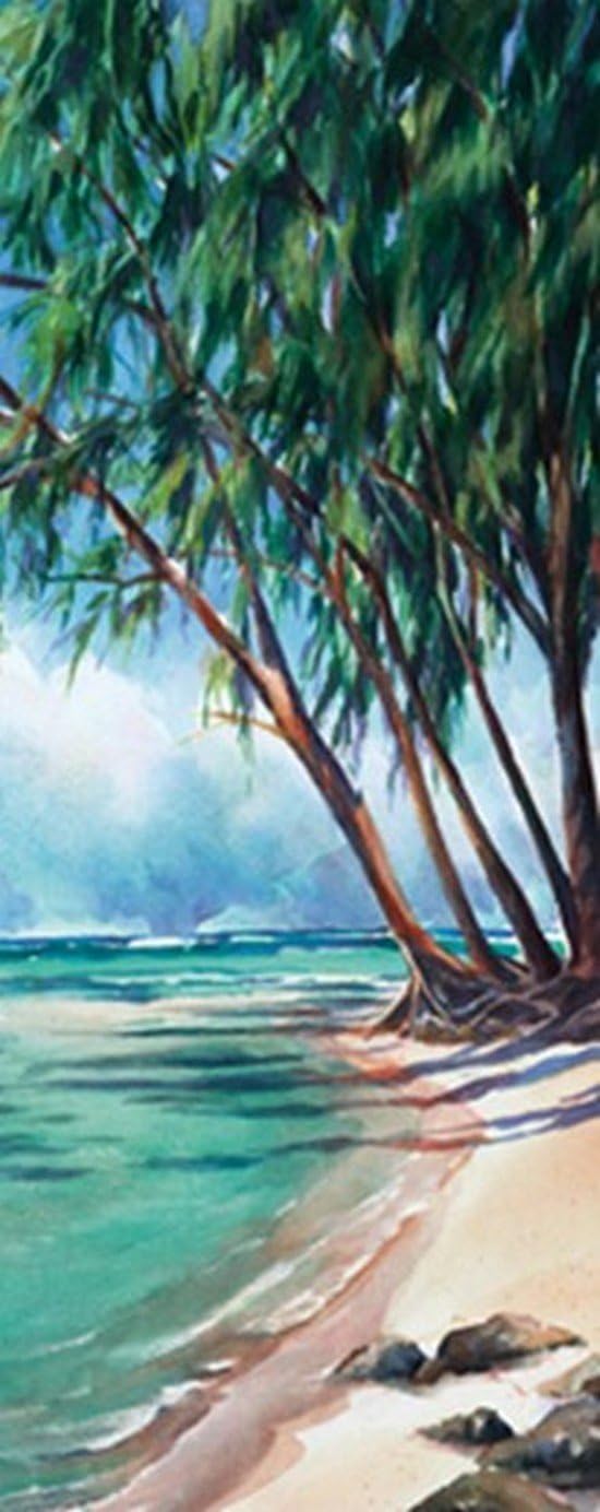 Amazon.com: Shady Palm - Poster by Lois Brezinski (8x20): Prints ...