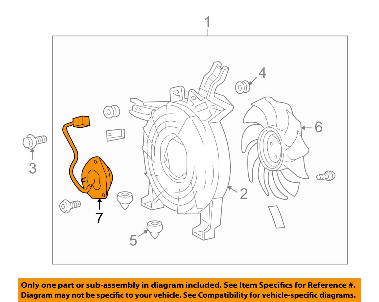 Genuine Toyota 88550-34010 Cooling Motor Assembly : Amazon.in: Car ...