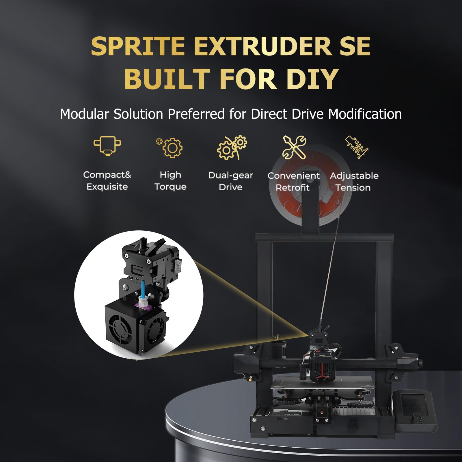 Snapklik.com : Official Direct Drive Sprite Extruder Kit, All Metal ...