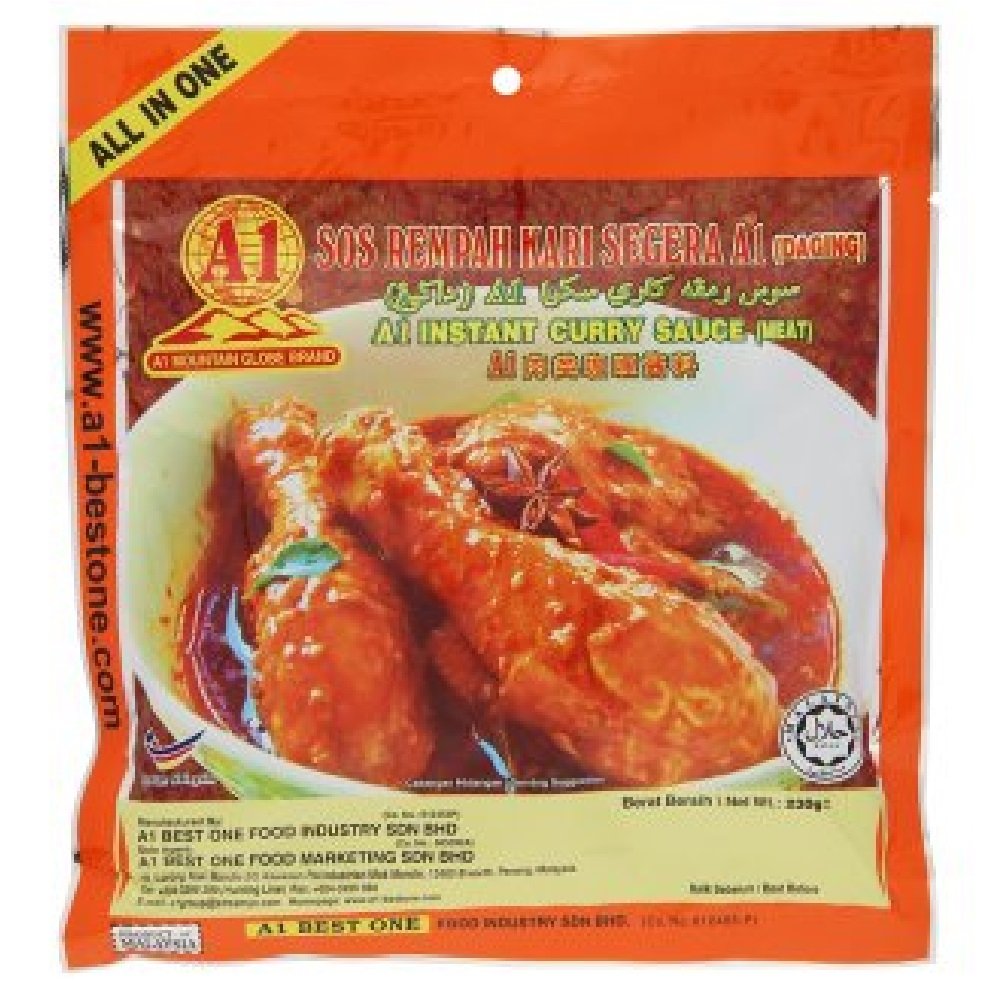Amazon.com : A1 Instant Curry Sauce 230g (Meat, 1 Pack) : Grocery ...