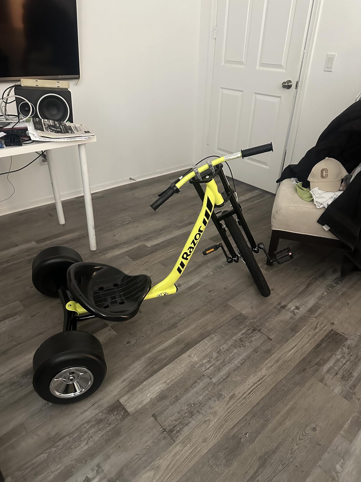 $25/mo - Finance Razor DXT Drift Trike Yellow, One Size | Buy Now, Pay ...