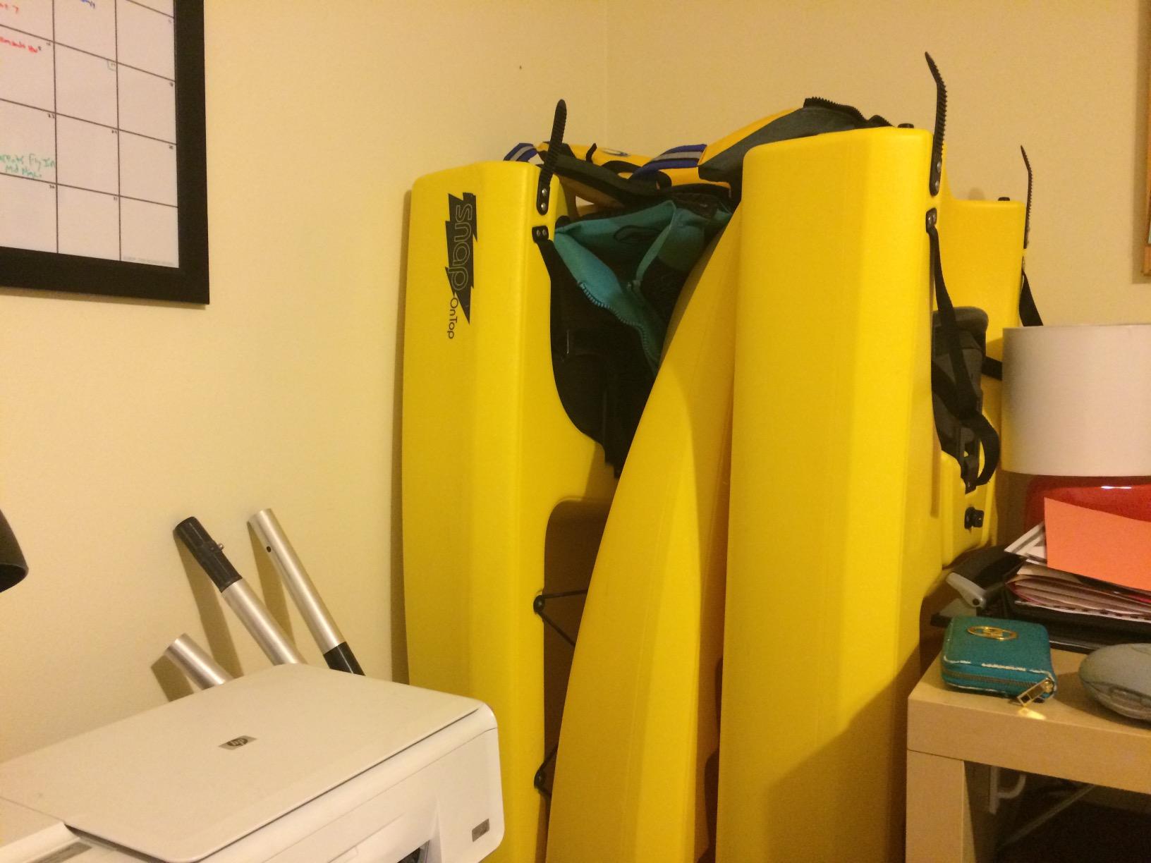 Amazon.com : Snap Kayaks USA Modular Sit on Top Kayak (Yellow, Back ...