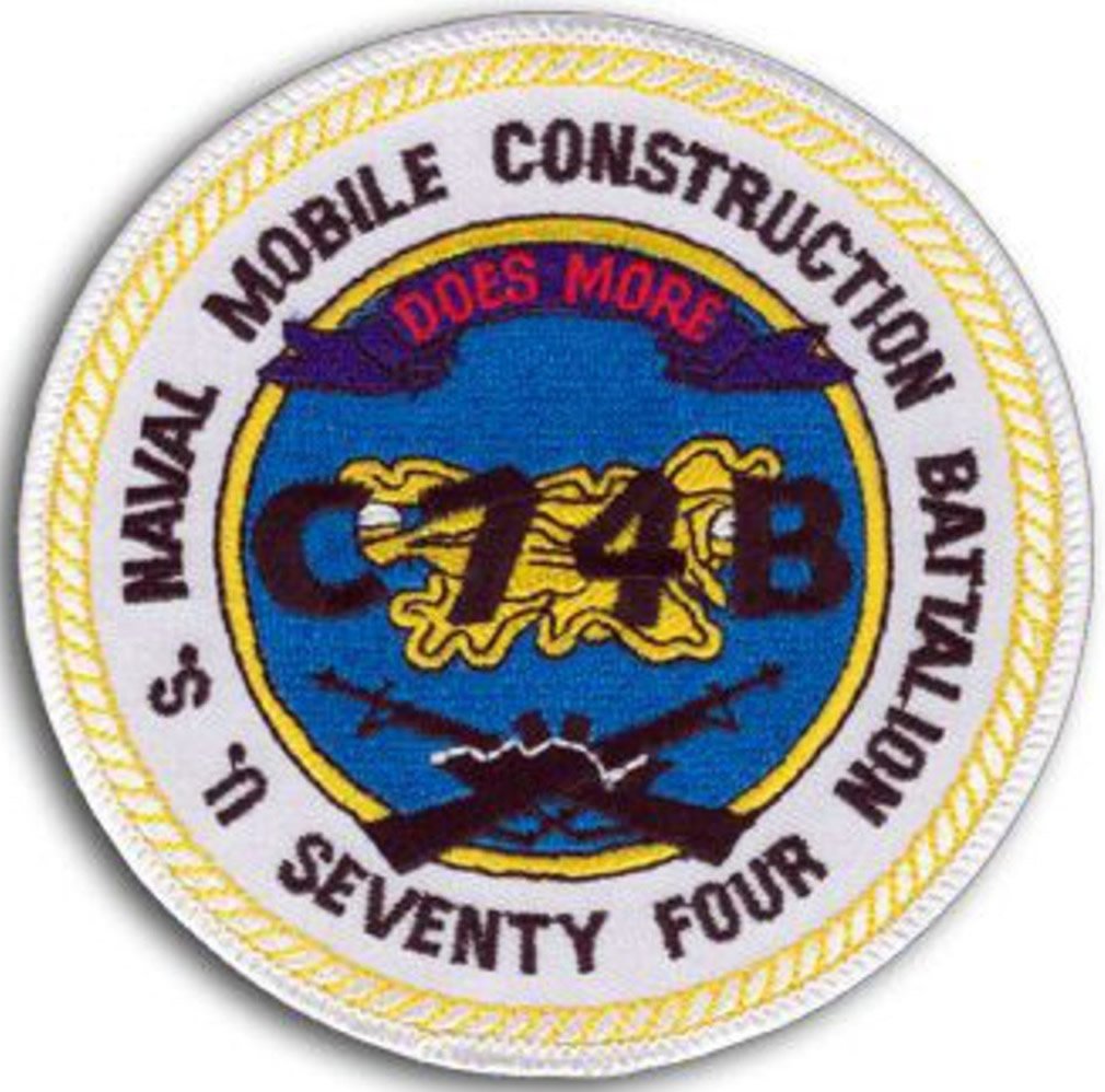Amazon.com: NAVAL MOBILE CONSTRUCTION BATTALION NMCB 74 Patch - Veteran ...