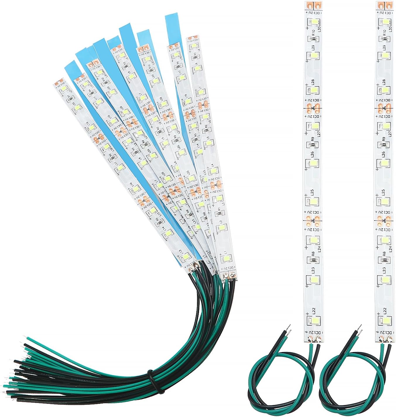 YIXISI 15 PCS 150mm Prewired Strip LED, 12V - 18V LED Strip Light, 2335 ...